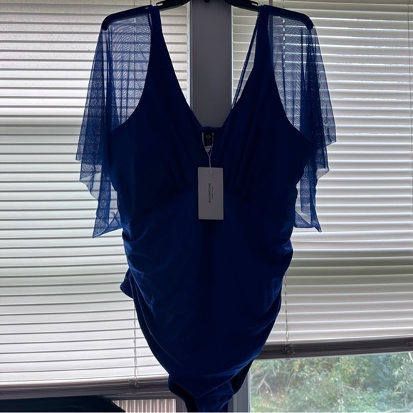 BloomChic | Swim | Blue Bloomchic Onepiece Bathing Suit | Poshmark